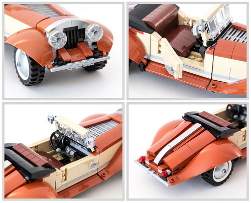 Lego Vintage Roadster | The Lego Car Blog