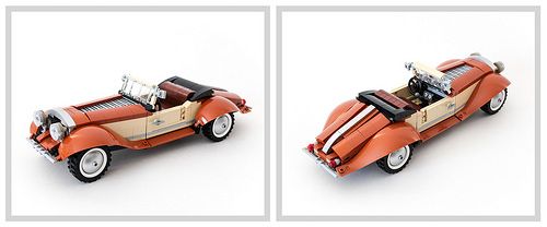 Lego Vintage Roadster | The Lego Car Blog