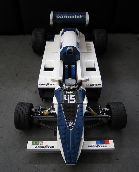 Lego Brabham BMW BT50 | The Lego Car Blog