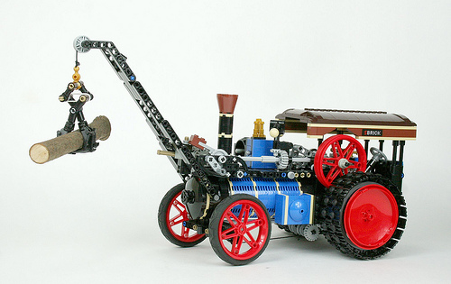Lego Traction Engine | The Lego Car Blog