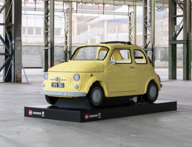 Lego Fiat 500 Life-Size | The Lego Car Blog
