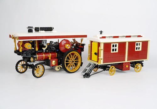 Lego Steam Traction Engine | The Lego Car Blog