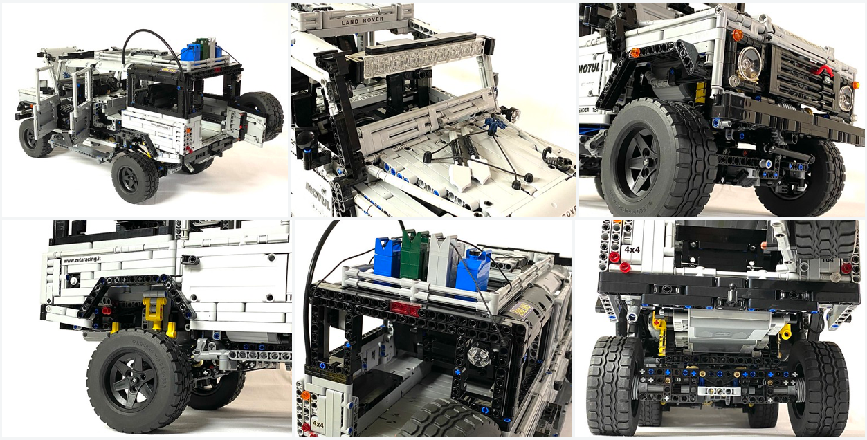 Lego Technic Land Rover Defender RC | The Lego Car Blog
