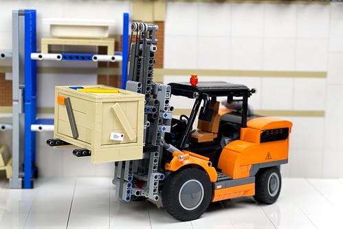 Lego Forklift Truck | The Lego Car Blog
