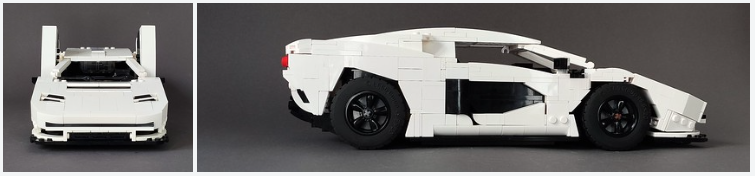 Lego Lamborghini Countach LPI 800-4 10295 B-Model | The Lego Car Blog