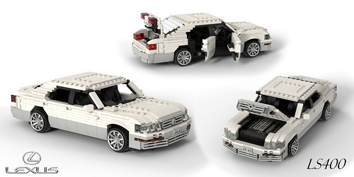 Lego Lexus LS400 | The Lego Car Blog