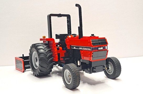 Lego Case IH 395 Tractor | The Lego Car Blog