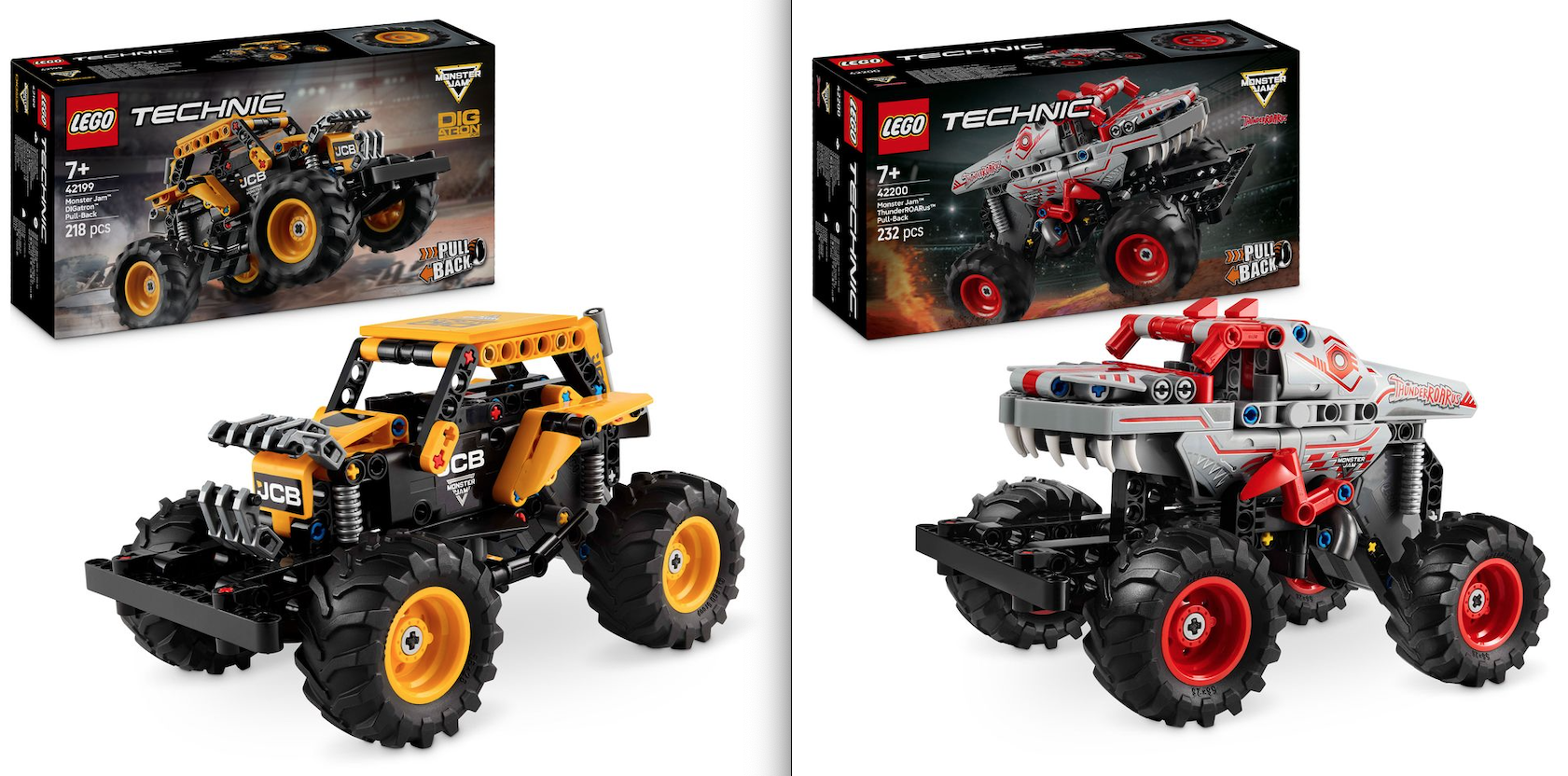 LEGO Technic 42199 & 42200 Monster Jam | The Lego Car Blog