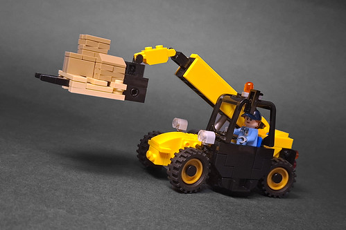 Lego Telehandler | The Lego Car Blog