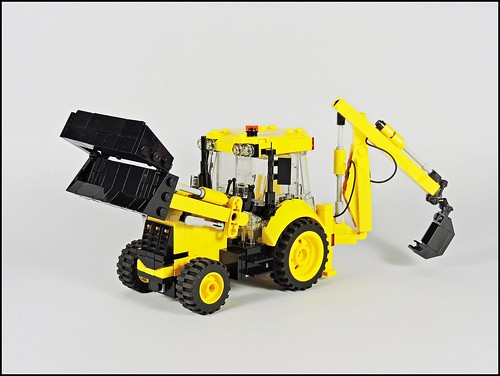 Lego JCB 3CX Backhoe | The Lego Car Blog